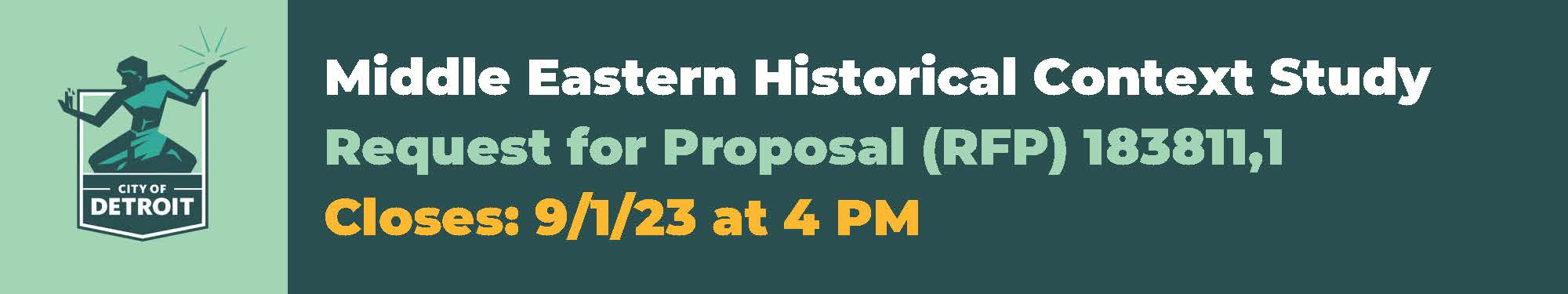183811,1 Middle Eastern Historical Context Study | City of Detroit